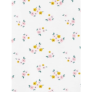 Simple Joys by Carter's Baby Girls' Sleeveless Bodysuit, Pack of 6, Multicolor/Dots/Floral/Stripe, 24 Months