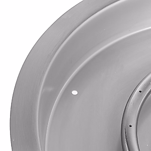 Celestial 19" Round Drop-in Fire Pit Pan w/ 12" Burner, Stainless Steel, 92,000 BTU, Natural Gas or Propane, for Easy Installation in DIY Outdoor Gas Fire Pits