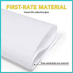 GSSUSA Shopping Bags Large with Handles16x6x12 White 50Pcs Gift Bags, Kraft Paper Bags Bulk, Bags for Small Business, Paper Grocery Bags for Boutique, Merchandise