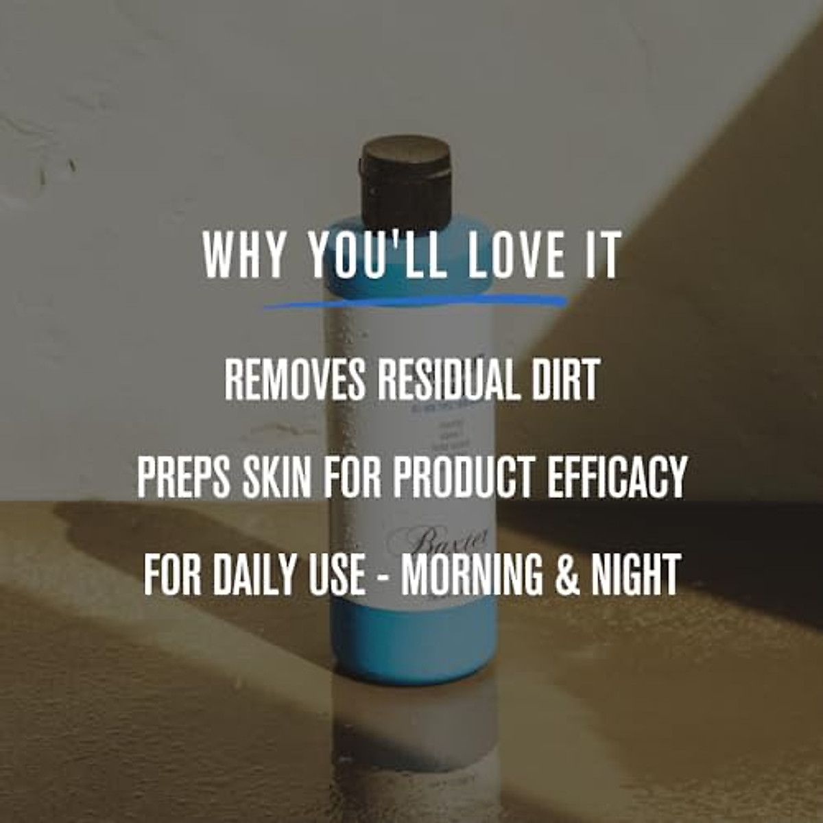 Baxter of California Herbal Mint Toner for Men | All Skin Types | Non-Drying | Paraben-Free | 8 Fl Oz