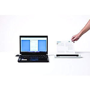 Brother Mobile Color Page Scanner, DS-620, Fast Scanning Speeds, Compact and Lightweight, Compatible with BR-Receipts, Black