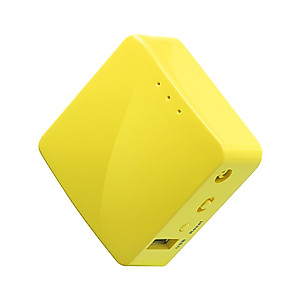 GL.iNet GL-AXT1800 (Slate AX) Pocket-Sized Wi-Fi 6 Gigabit Travel Router & GL.iNet GL-MT300N-V2(Mango) Portable Mini Travel Wireless Pocket VPN Router