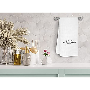 Christian Kitchen Towels Dishcloths,Bible Verse Scripture PSALM 18:30 As For God His Way Is Perfect Dish Towels Tea Towels Hand Towels For Kitchen,Religious Gifts For Women Christian Women Faith Mom