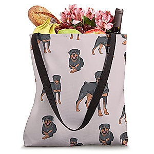 Rottweiler Dog Pattern Tote Bag