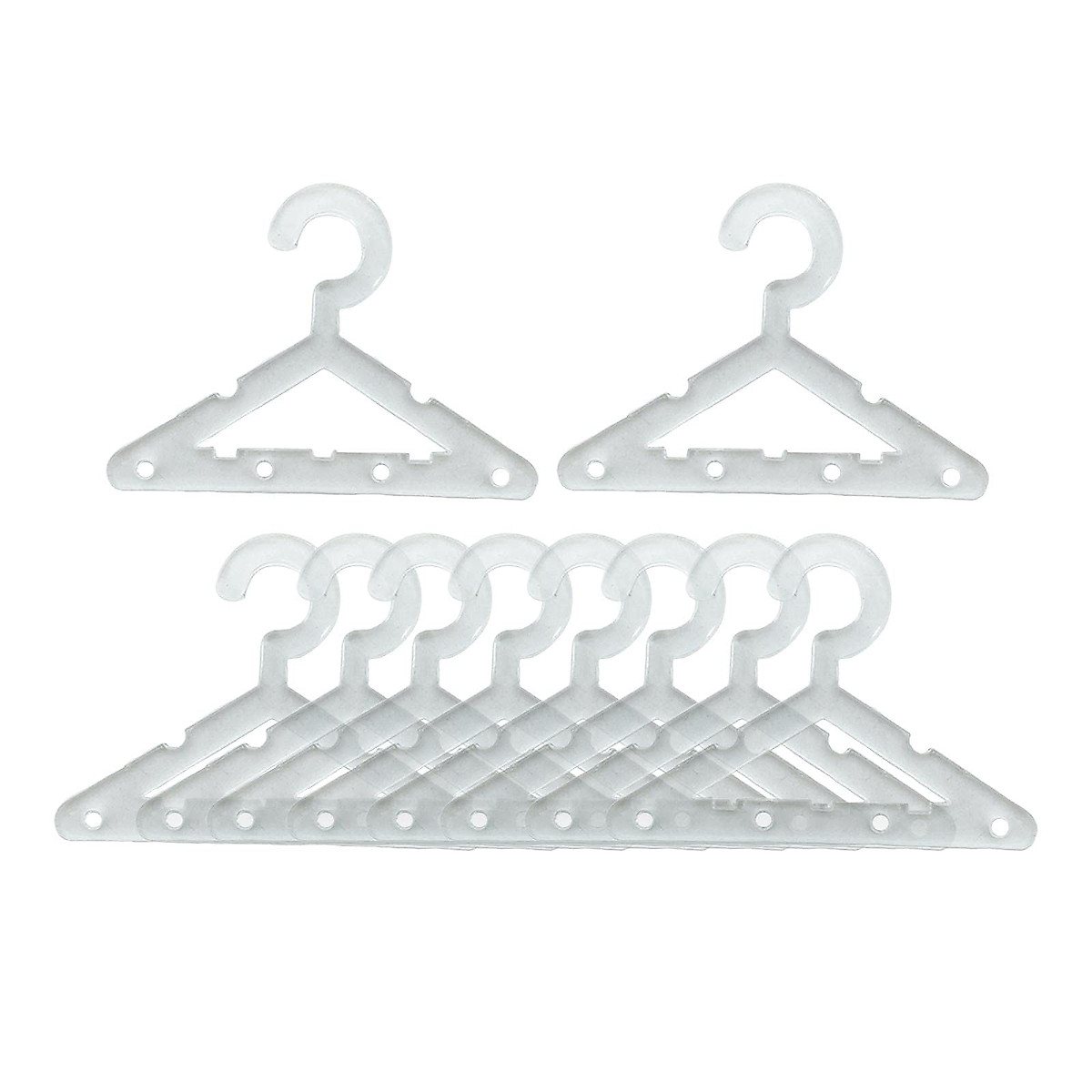 with No Base Acrylic Mini Coat Hanger Rack Earring Hanger for Retail Store Desktop, Clear