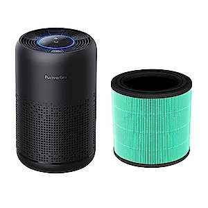 Air Purifiers Plus One More HEPA Filter for Better Sleep, Filters Smoke, Pet Dander, Odor, Dust, Sleep Mode, Speed Control, Portable - AC300