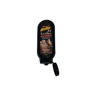 UCS Leather 2 in 1 Cleaner and Conditioner for car interior With UV Protection (8 oz)