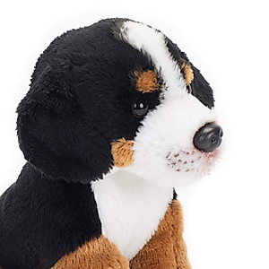 DEMDACO Bernese Mountain Dog Children's Plush Beanbag Stuffed Animal Toy