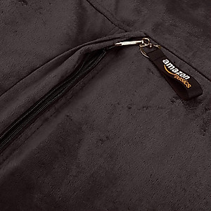 Amazon Basics Memory Foam Filled Bean Bag Lounger with Microfiber Cover, 6 ft, Grey, Solid