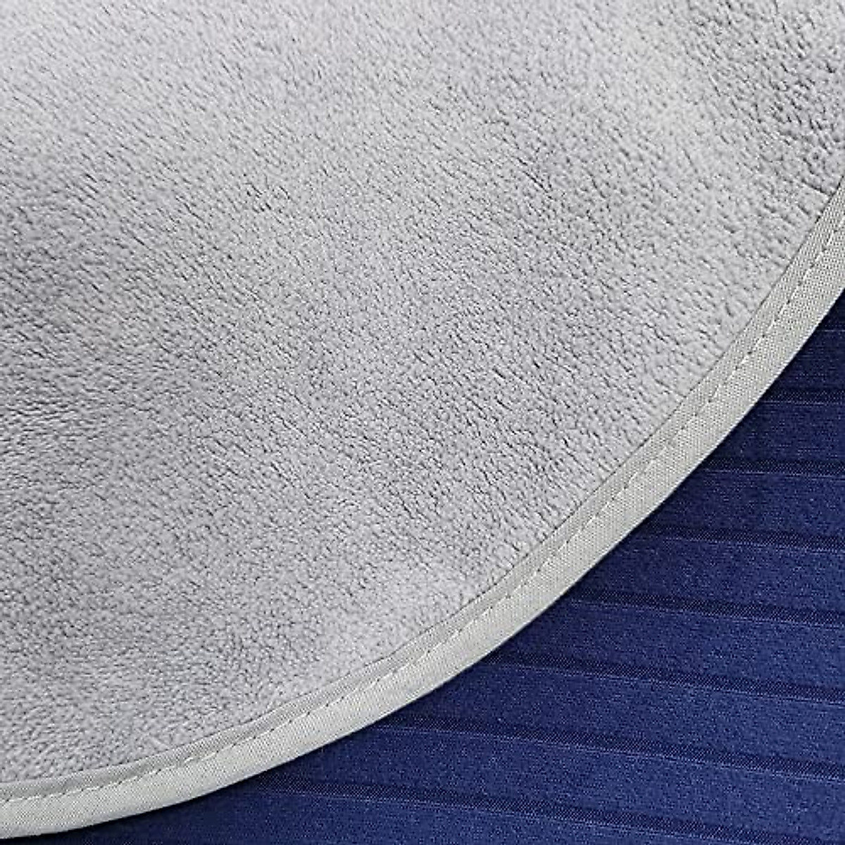 BlueSnail Soft and Comfortable Waterproof Changing pad Liner Portable Coral Fleece Diaper pad Liner (Gray)