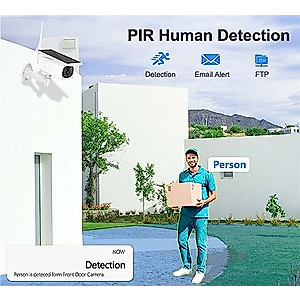 Security Camera Camera Solar Camera Outdoor With 4G SIM 120° Wide Angle 1080P Wireless WiFi Cameras Home Security Protection Surveillance IP Cam Surveillance Camera with Spotlight ( Size : 4G Battery