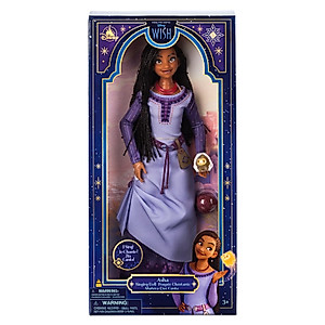 Disney Store Official Asha Singing Doll – Wish - 11 inch - Mesmerizing Melodies with Authentic Look - Interactive Music Play - Ideal Gift for Music Lovers & Collectors