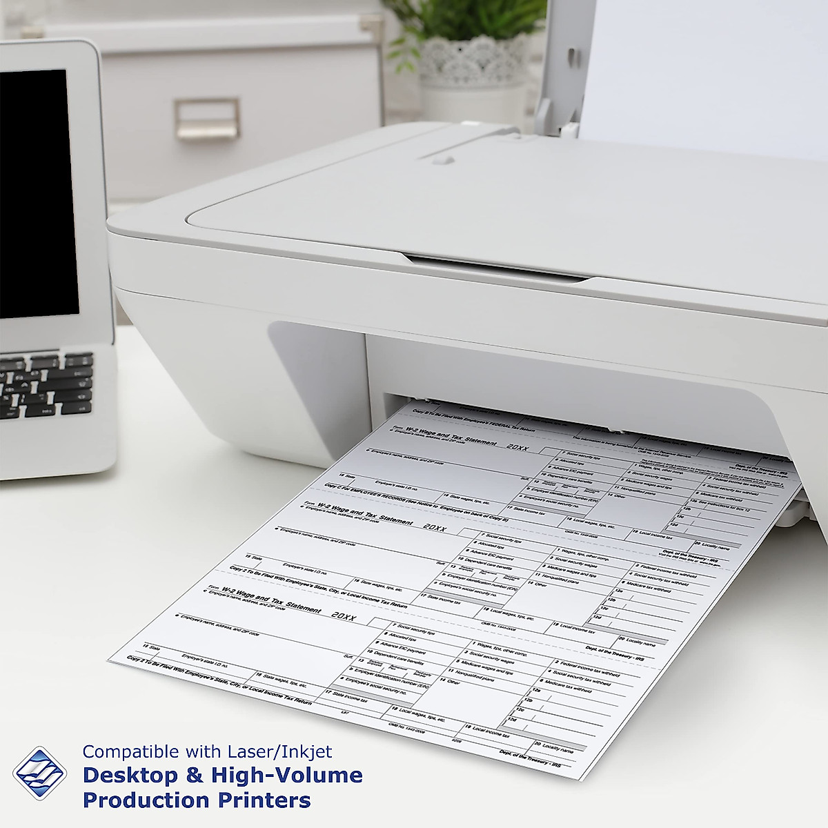 PrintWorks Professional Perforated Paper, 500 Sheets, 4 Part Perf