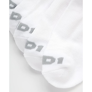 AND1 Men's Socks - Athletic Cushion Low Cut Socks (12 Pack), Size 6-12.5, White