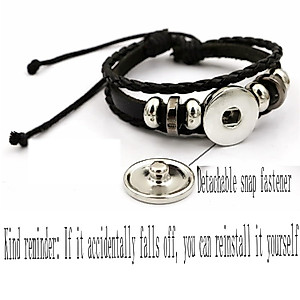 Zodiac Signs Spirit Bracelet Zodiac Bracelet for Women Men Adjustable 12 Constellation Bracelet Multilayer Zodiac Black Leather Bracelets Zodiac Sign Wrap Bracelet for Women Men Birthday Jewelry (Taurus)