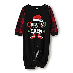 OAKFashion Christmas Family Pajamas Sets, Christmas Family Matching Pajamas Sleepwear Pjs Xmas Jammies Holiday(&b-11, Kids, 5 Years)