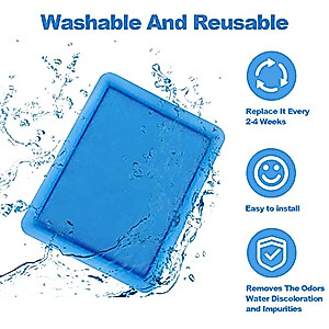 Replacement Aquarium Filter Cartridge, Compatible with Aqua-Tech EZ-Change No.2, Fit for Aquarium Filter Cartridge for 10 to 20 Power Filters (4 Pack)