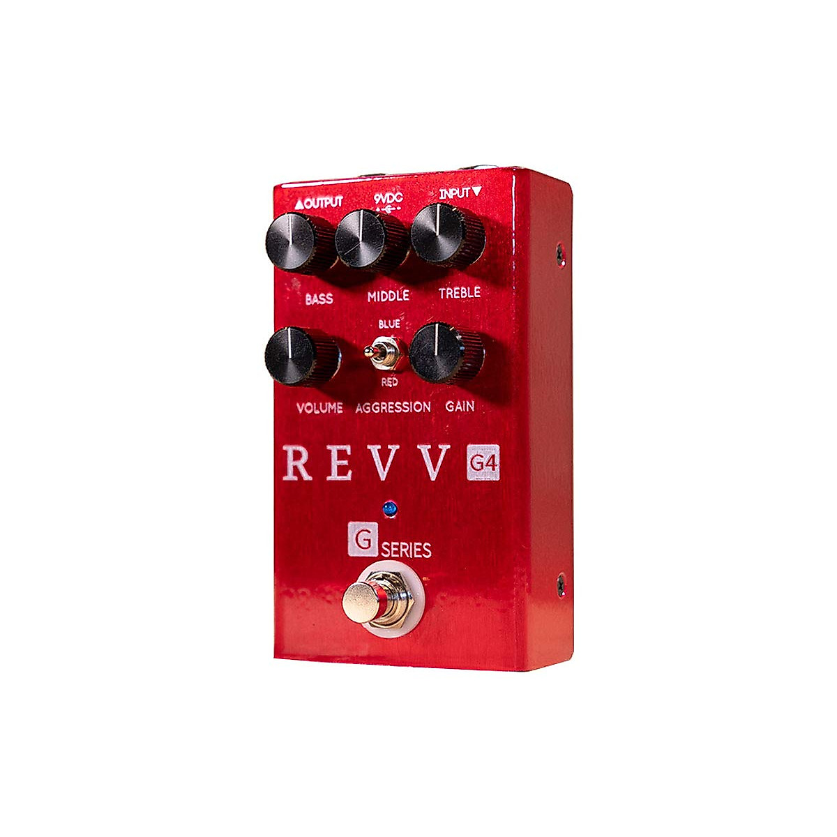 Revv G4 Preamp/Overdrive/Distortion Pedal Red