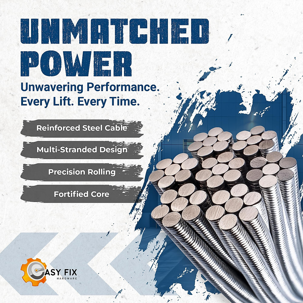 Garage Door Extension Spring Cable Wire -Safety Cable 7 or 8 Feet Garage Door Opener Extension Cable Garage Springs Pair 13' - Garage Door Spring Replace Extension Cable (7 Feet Garage Door)