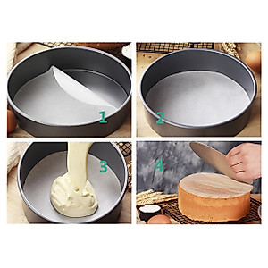 100pcs Parchment Paper Rounds 9 Inch Diameter Precut for Baking - Non-STICK 9'' Cake Pan Liner Circles, Perfect for Cheesecake Pan Springform Pan Bundt Pan Steamer and Air Fryer