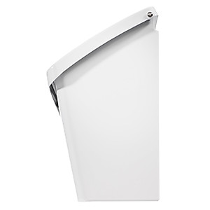 Architectural Mailboxes Wayland Galvanized Steel Wall Mount Mailbox, 2689W-10, White, Small Capacity