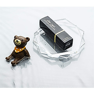 Clear Acrylic Laser Cut Hexagon Sheet, Hexagon Place Cards for Table Numbers, Guest Name, Food Signs and Special Event Decoration and DIY Accessory (3.0")