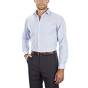 Unlisted by Kenneth Cole mens Regular Fit Checks and Stripes (Patterned) Dress Shirt, Blue, 18 -18.5 Neck 36 -37 Sleeve XX-Large US