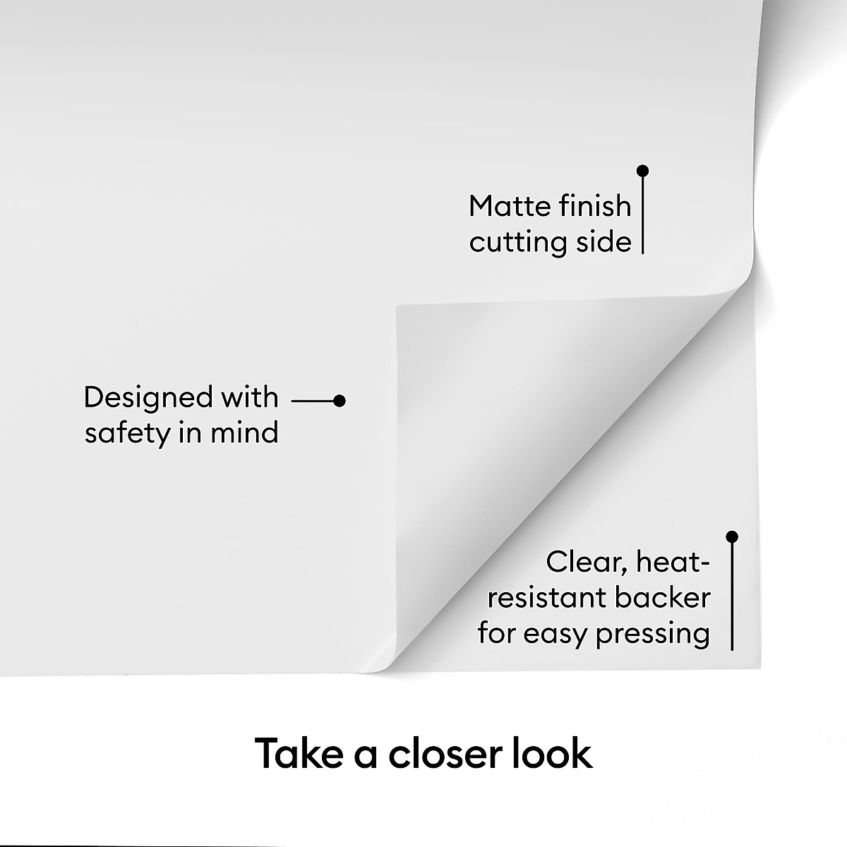 Cricut® Value Iron-On, White (12 in x 20 ft)- HTV Heat Transfer Vinyl