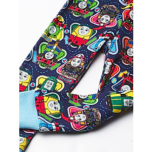 Thomas & Friends boys Toddler Baby 4-piece Long Sleeve Pajama Set, Blue, 12 Months US