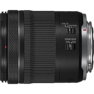 Camera Bundle for Canon EOS R with RF 24-105mm f/4-7.1 is STM Lens Mirrorless Camera + EF 75-300 is III, EF 50 1.8 STM, EF-EOS R Mount Adapter, V30 Microphone, LED Light, Extra Battery + More