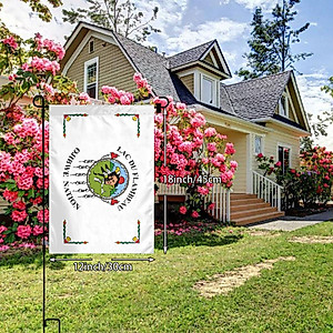 LIICHEES Flag Of The Lac Du Flambeau Ojibwe Nation Garden Flag 12x18 Inch Double Sided Outside Decoration Banner Yard Welcome Flags Home Decor Flags