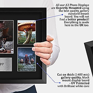 HWC Trading Johnny Depp Alice in Wonderland The Mad Hatter 16 x 12 inch (A3) Printed Gifts Signed Autograph Picture Display for Movie Memorabilia Fans - 16" x 12" Framed