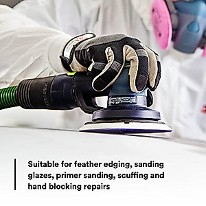 3M Cubitron II Hookit Clean Sanding Abrasive Disc 31374, 6 in, 180+ Grade, Pack of 50 Discs, Virtually Dust-Free, High Performance, Long Lasting, Multi-Hole Pattern, Feather Edging, Stock Removal