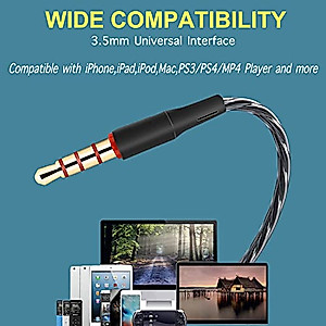 Cianyyee 6Pack Earbuds Headphones Wired with Microphone，in-Ear Earbuds,Noise Isolating,Powerful Heavy Bass, Earphones Compatible with iPhone, iPod, iPad, MP3, Laptops, and Most 3.5mm Jack