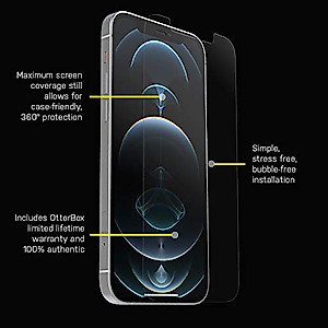 OtterBox VALUE GLASS SERIES Screen Protector for iPhone 12 Pro Max - CLEAR