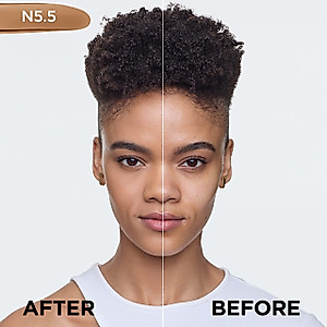 L'Oreal Paris True Match Super-Blendable Foundation, Medium Coverage Liquid Foundation Makeup, N5.5, Medium, 1 Fl Oz