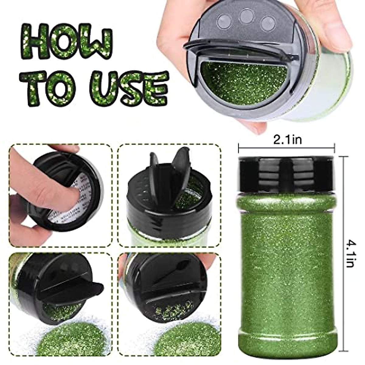 TORC Red Fine Glitter 4 oz Glitter Powder for Tumblers Resin Crafts Slime Cosmetic Nail Painting Festival Decoration