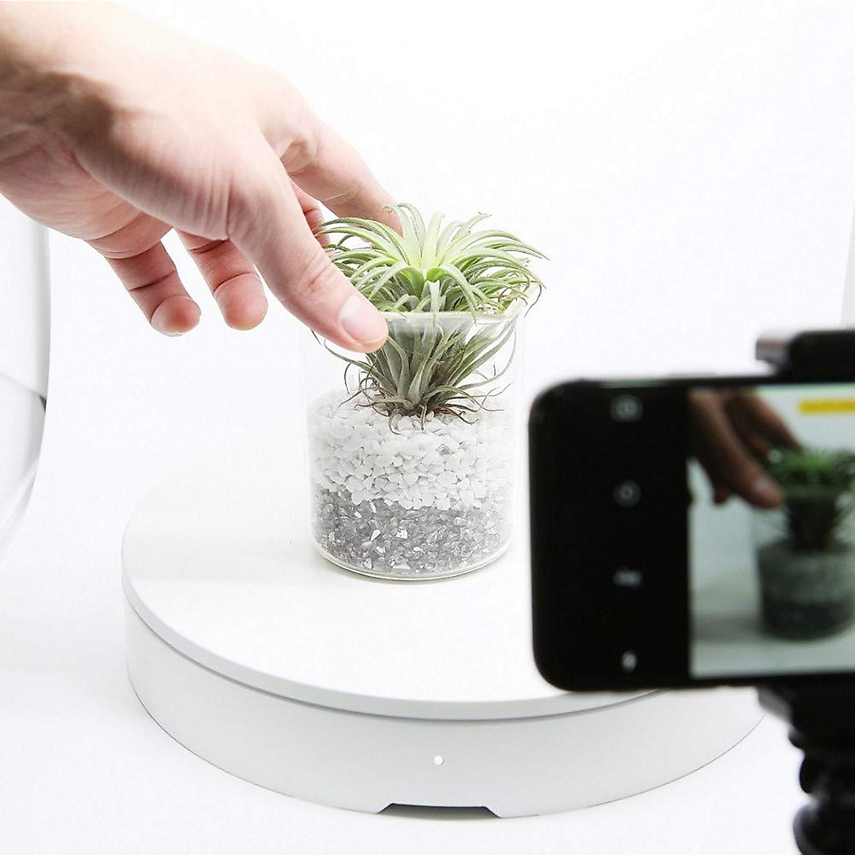 Foldio3 + 360 Studio Set (Photo lightbox Studio with 360 Photography Turntable Set / 25inch Photo Light Box / 10inch Bluetooth 360 Turntable Included | ORANGEMONKIE)