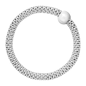 Silpada 'Chic' Sterling Silver Stretch Bracelet, 6 3/4"