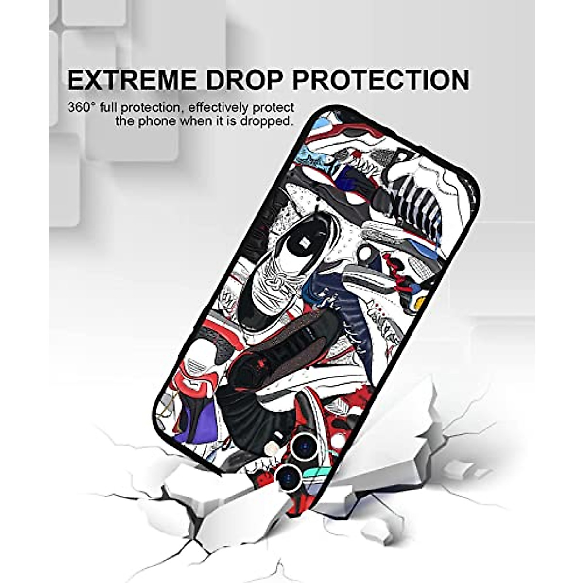 DUOQLIAN iPhone 12 Case,Designed for iPhone 12 Case Cool Phone Case Shockproof Protective iPhone 12 Case for Men Women Boys Girls