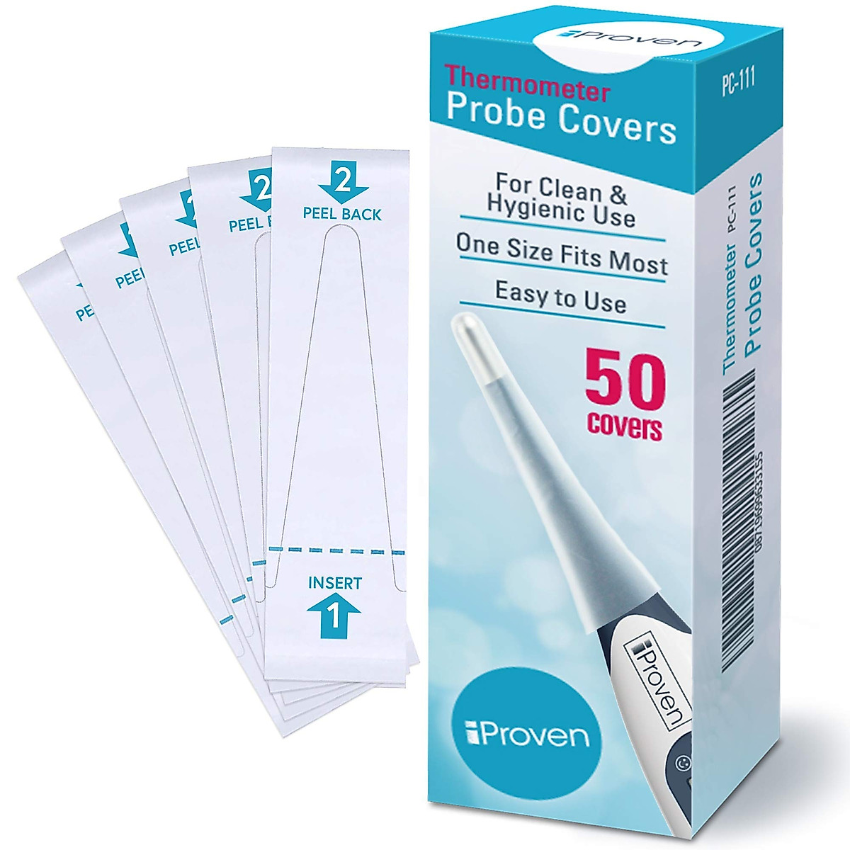 iProven Oral Thermometer + Probe Covers