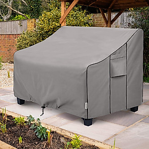 BOLTLINK Outdoor Patio Furniture Covers Waterproof ,Durable 3-Seater Sofa Cover Fits up to 76W x 32.5D x 33H inches