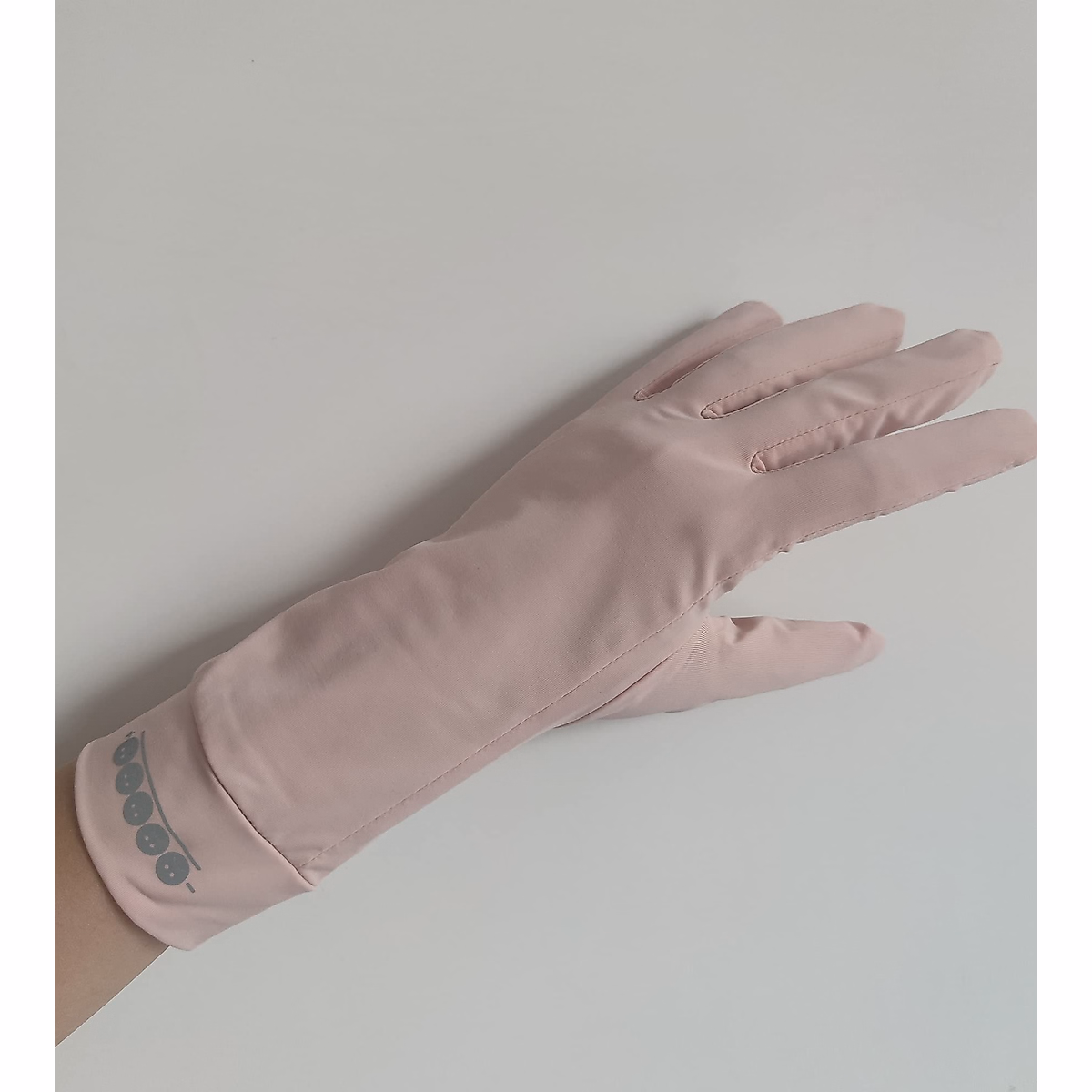 CAMSTIC Women's UPF 50+ Sun UV Protection Touchscreen Long Driving Gloves, Pink