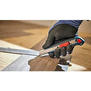 BOSCH H11-12100-1 18mm Snap-Off Utility Knife | Soft Grip, Slider Mechanism, and Integrated Blade Snap