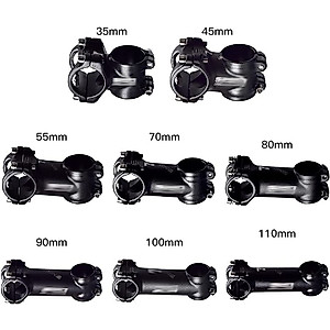 ZECHAO Cycling Bike Stem,Durable Aluminium Alloy 35-110mm Mountain Mountain Bike Handlebar Stem Ultra Light Road Mountain Bike Handle Riser Bike Stem (Color : Red, Size : 70mm)