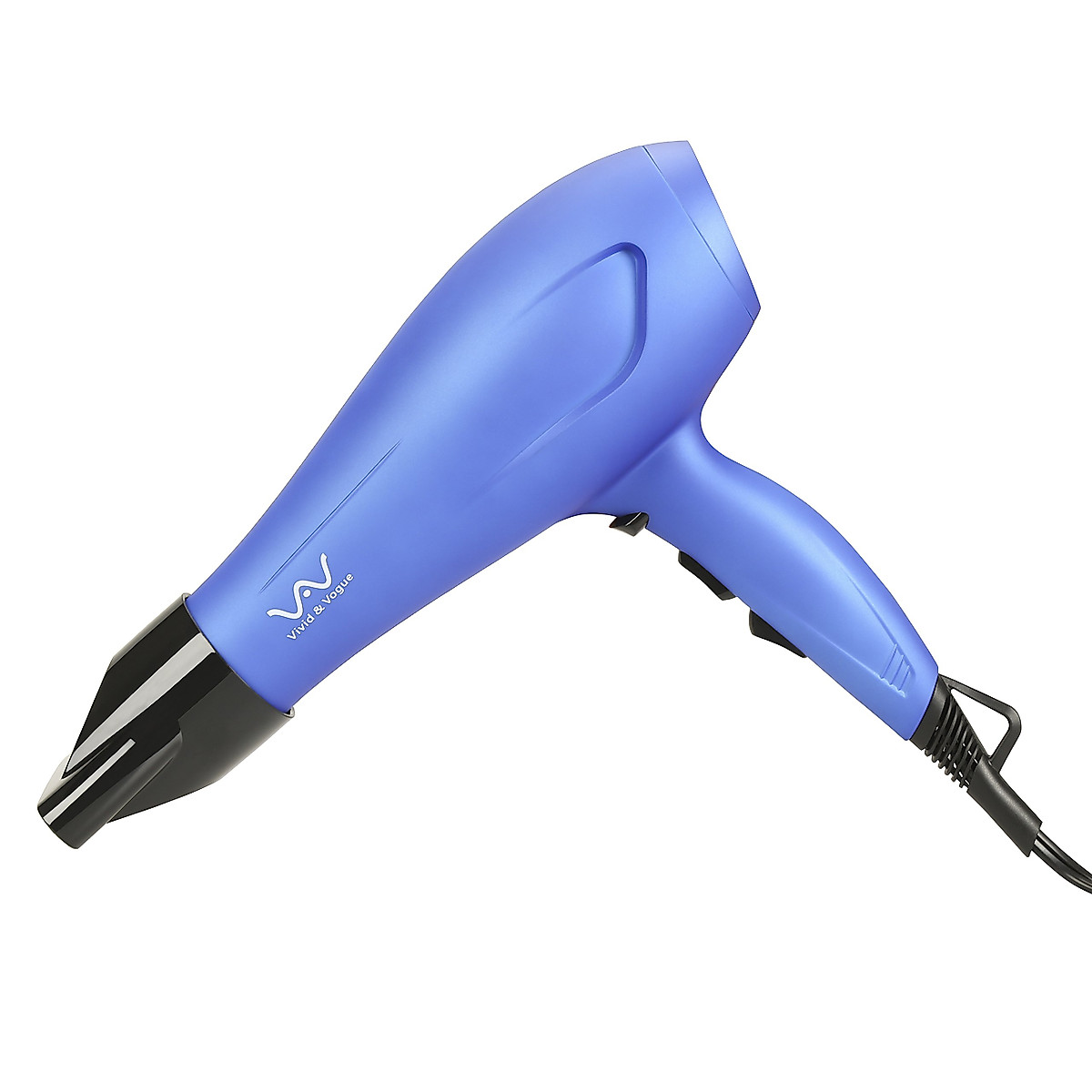 VAV Blow Dryer 1875W Negative Iron Professional Hair Dryer 2 Speed 3 Heat Settings Cool shot Button DC Motor Blue