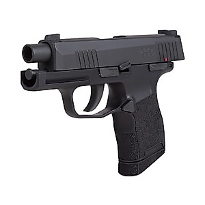 Sig Sauer P365 4.5mm Steel BB Cal. CO2-Powered Semi-Automatic Air Pistol - 20rd BB Magazine & Green High Visibility 3-Dot Fixed Sights Included