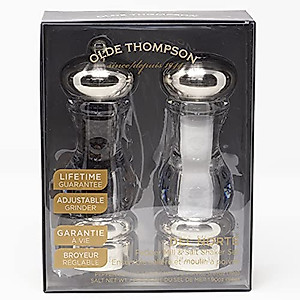 Olde Thompson Del Norte Peppermill and Salt Shaker Set