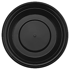 TIYA Takeout Food Containers - 16 oz Bulk 150 Pack with Lids - Plastic Food Storage To-Go Round Bowls - Reusable Microwavable Dishwasher Safe - Leak Proof and Great for Meal Prep