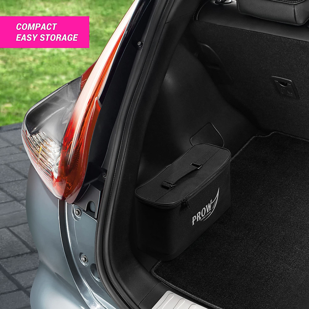 Electric Air Compressor Tire Inflator AC/DC Portable for Car – DC 12V, Home – AC 110V, Upscale, with Digital Pressure Gauge, Air Pump for Car Tires, Motorcycle, Bike, Basketball and More